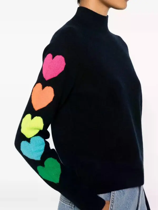 From Future Heart-motif Sweater