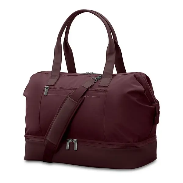SAMSONITE Drop Bottom Weekender - Merlot