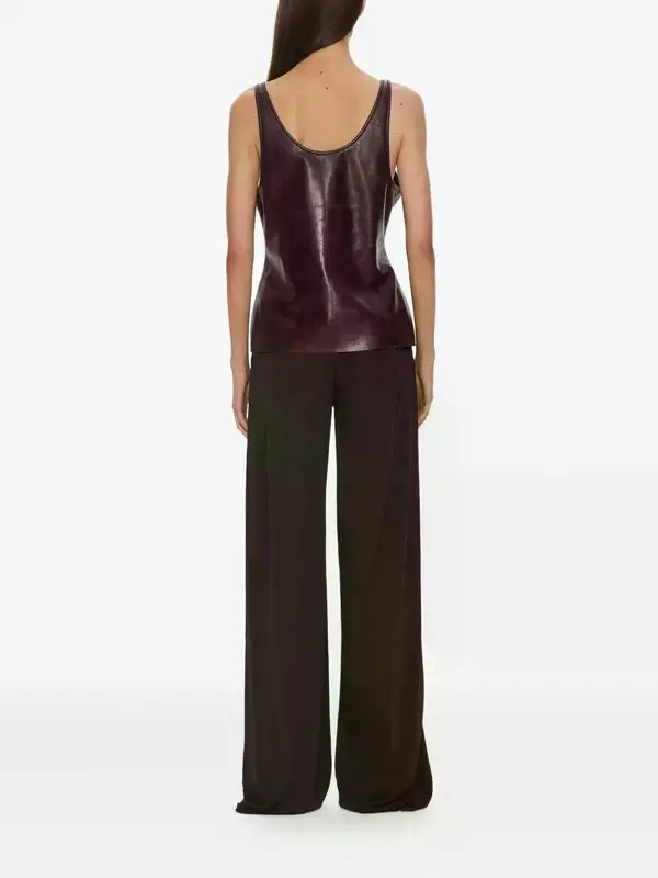 Christopher Esber Fragment Leather Tank Top
