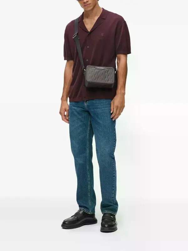 Karl Lagerfeld K/loom Leather Shoulder Bag