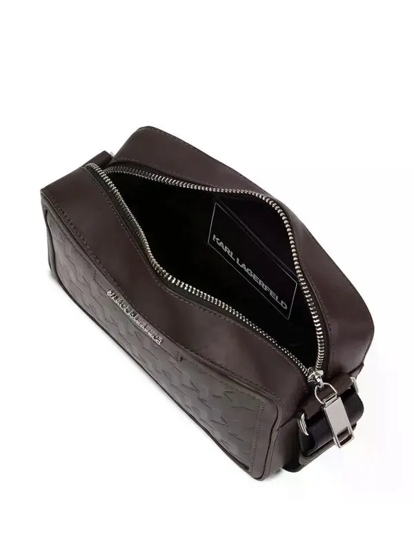 Karl Lagerfeld K/loom Leather Shoulder Bag