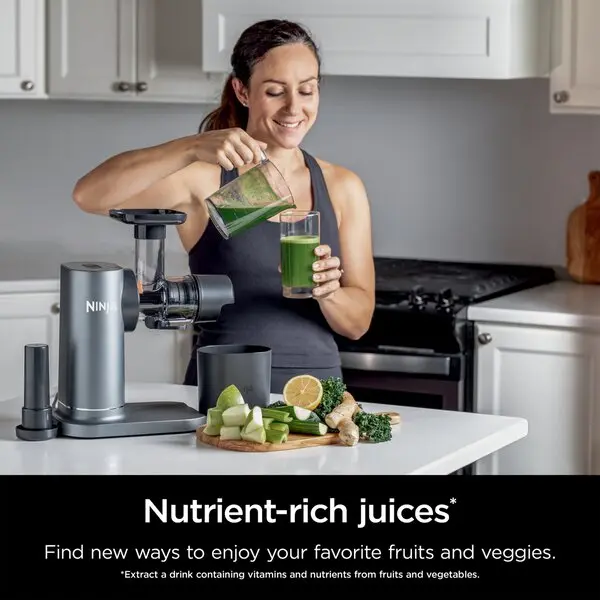 NINJA Jc151 Neverclog Cold Press Juicer - Gray