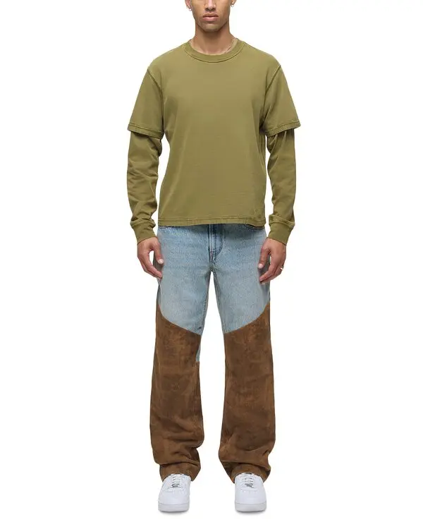 Hudson Jeans Denim Suede Work Pants