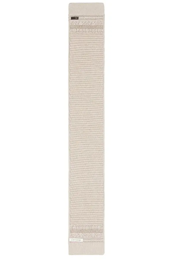 Khaite Lucerne Scarf In Black - Ecru Multi