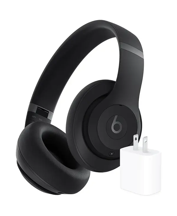 BEATS Studio Pro Wireless Noise Cancelling Over-the-ear Headphones With Power Adapter - Black