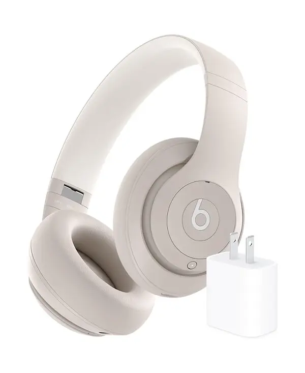 BEATS Studio Pro Wireless Noise Cancelling Over-the-ear Headphones With Power Adapter - Sandstone