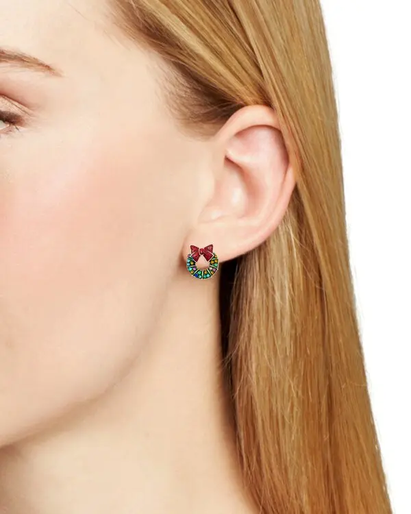 Baublebar Candy Cane & Mistletoe Earrings Set