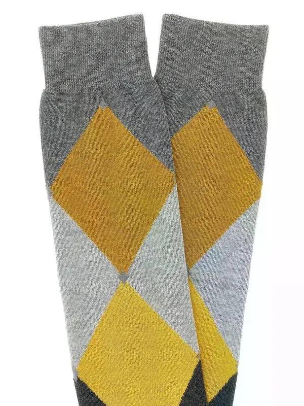 BALLANTYNE Diamond-patterned Socks