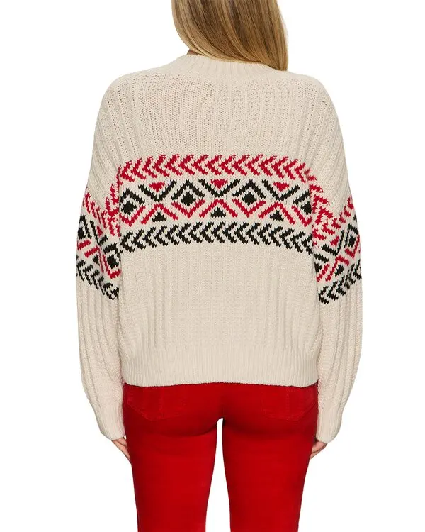 Sanctuary Intarsia Sweater - Chalk Multi