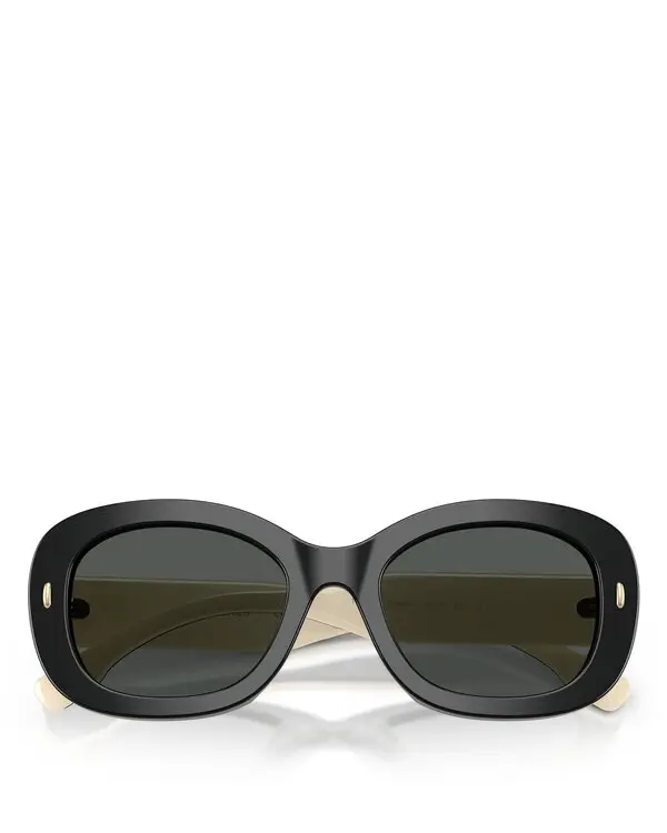 Tory Burch Oval Sunglasses - Black