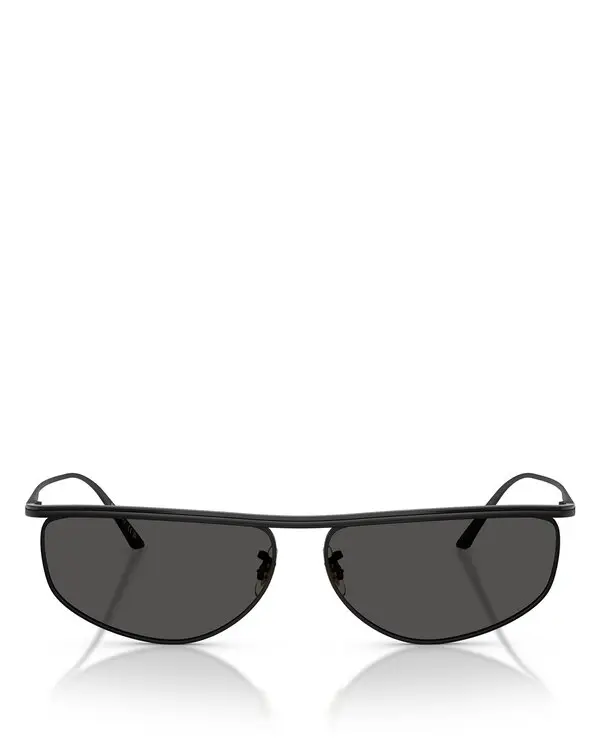 Khaite X Oliver Peoples Irregular Oval Sunglasses