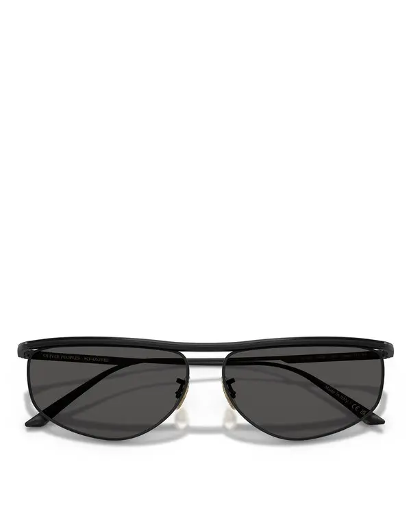 Khaite X Oliver Peoples Irregular Oval Sunglasses