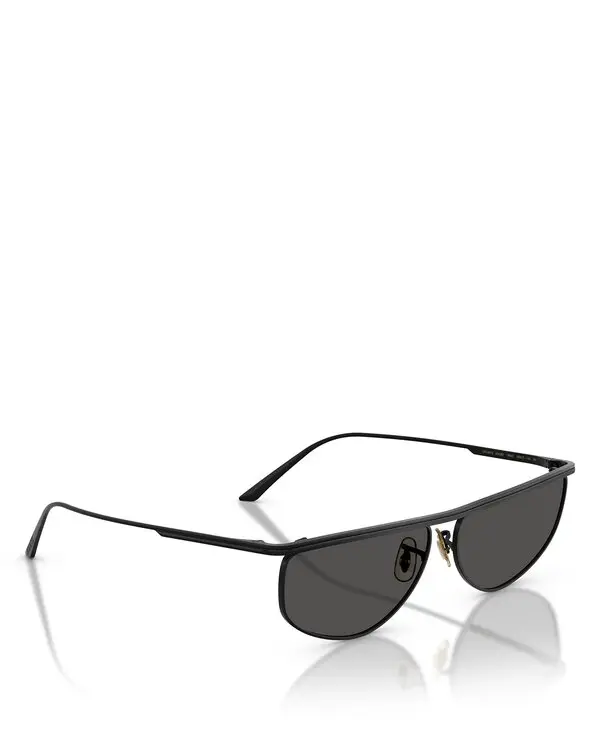Khaite X Oliver Peoples Irregular Oval Sunglasses