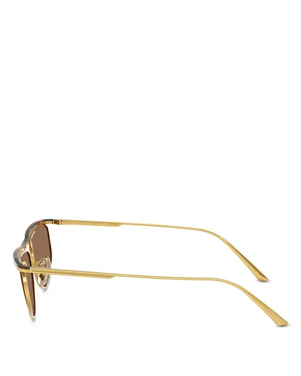 Khaite X Oliver Peoples Irregular Oval Sunglasses