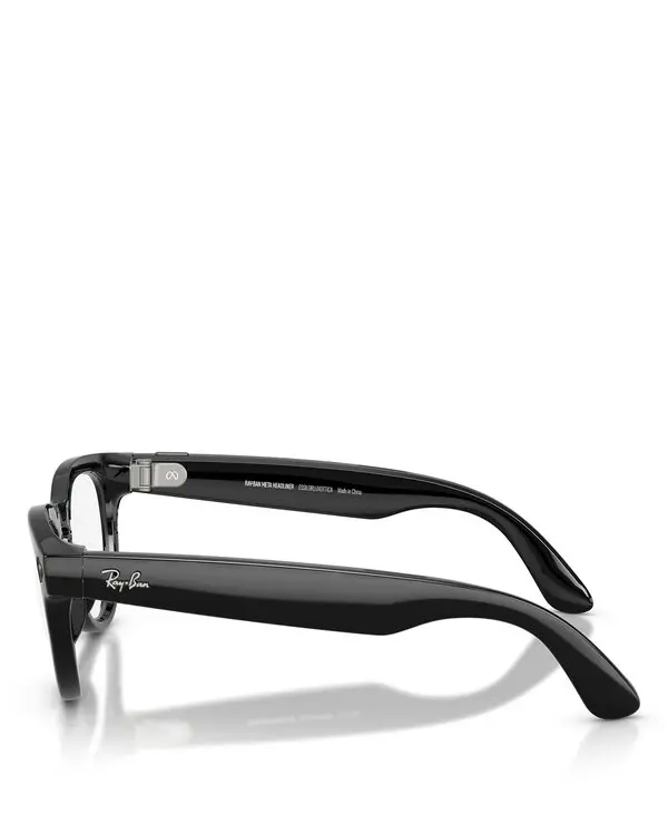 RAY-BAN META Headliner Round Ai Transitional Sunglasses 50mm