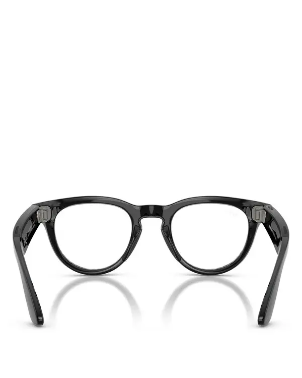RAY-BAN META Headliner Round Ai Transitional Sunglasses 50mm