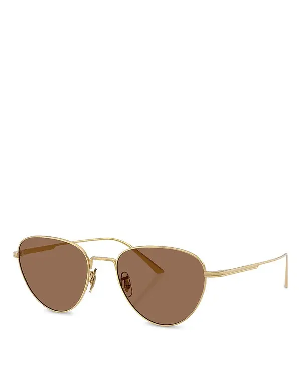 Khaite X Oliver Peoples Cat Eye Sunglasses - Gold