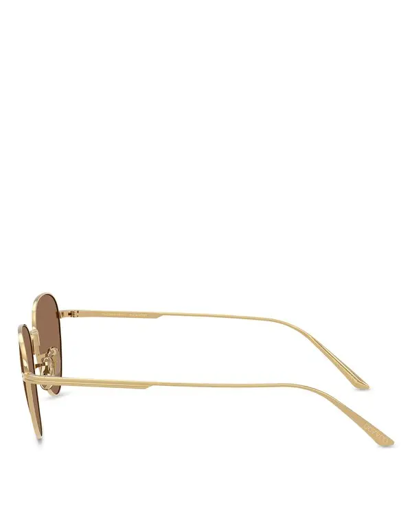 Khaite X Oliver Peoples Cat Eye Sunglasses - Gold