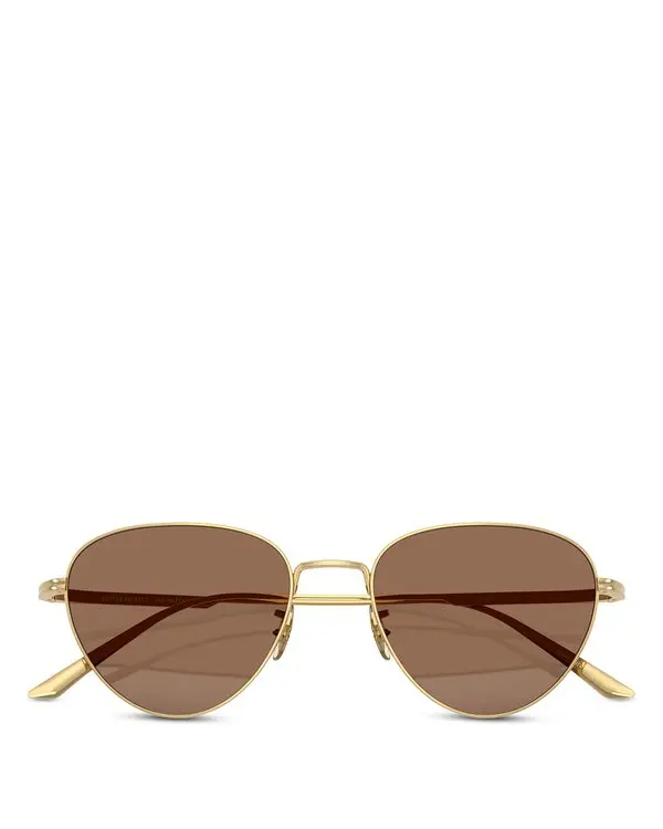 Khaite X Oliver Peoples Cat Eye Sunglasses - Gold