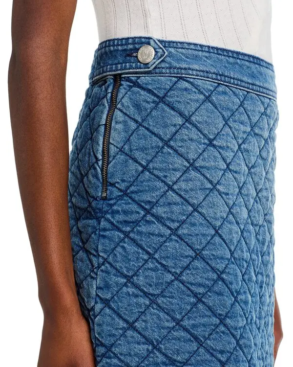 Farm Rio Quilted Mini Skirt