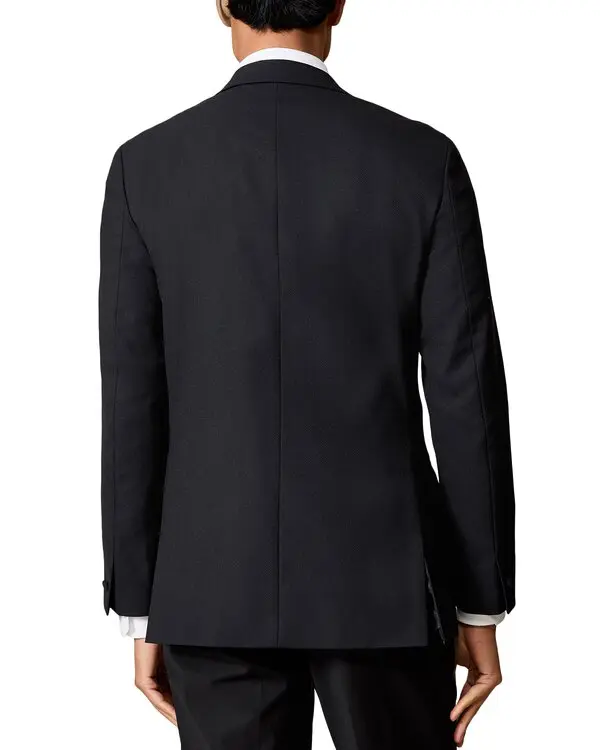 REISS Jacquard Tailored Fit Tuxedo Jacket