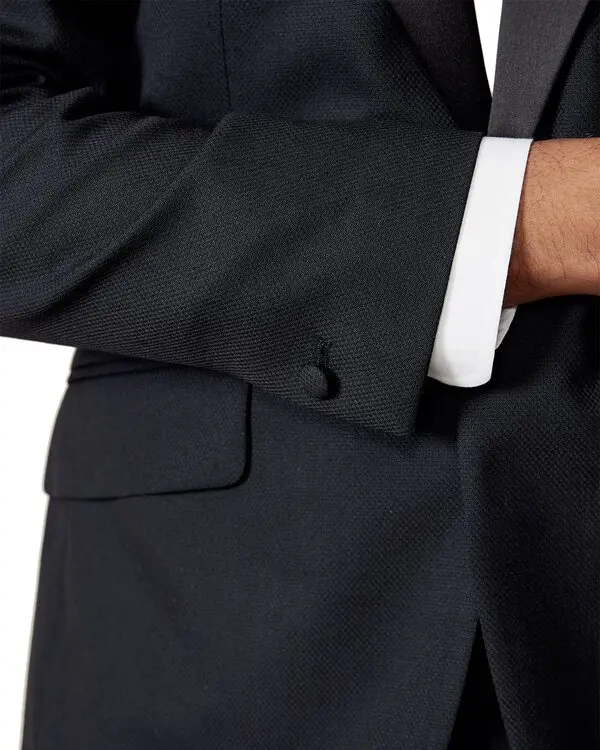 REISS Jacquard Tailored Fit Tuxedo Jacket