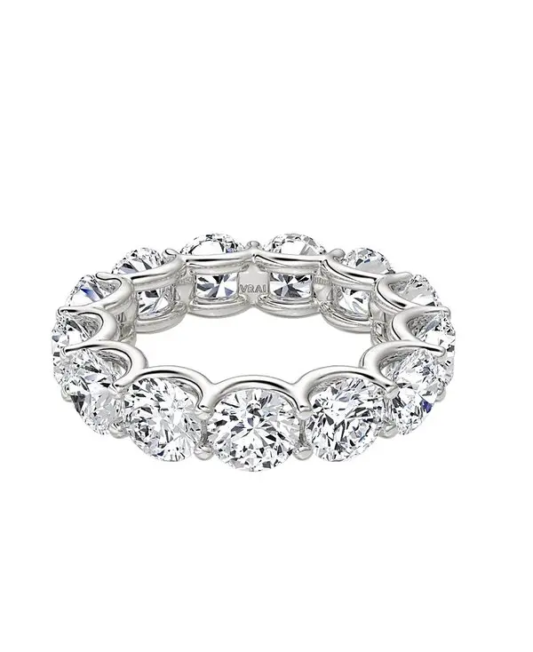 VRAI Eternity Band With 6.5ctw Round Brilliant Lab Grown Diamonds - Platinum