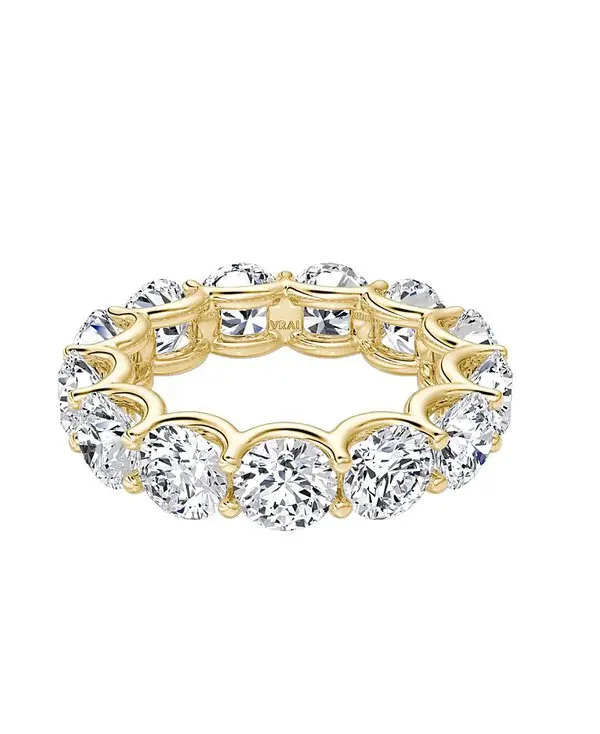VRAI Eternity Band With Round Lab Grown Diamonds - K Yellow Gold