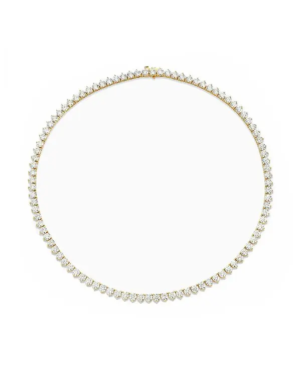 VRAI 14k Gold Tennis Necklace With 20ctw Lab-grown Diamonds - K Yellow Gold