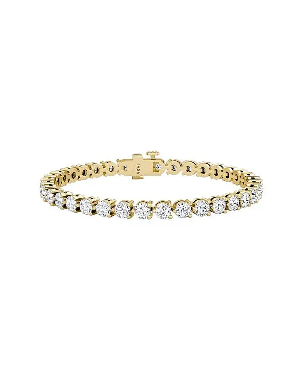VRAI Tennis Bracelet 9.25ctw - K Yellow Gold