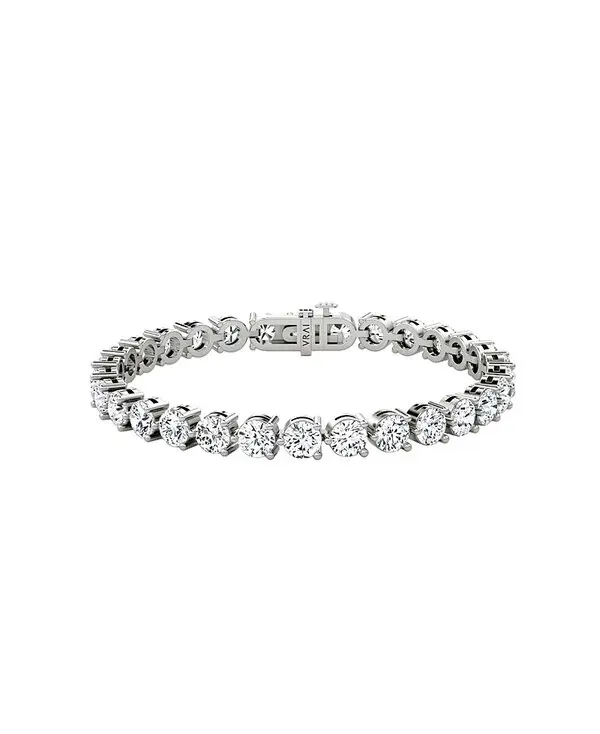 VRAI 14k Gold 13.5ctw Diamond Tennis Bracelet - K White Gold