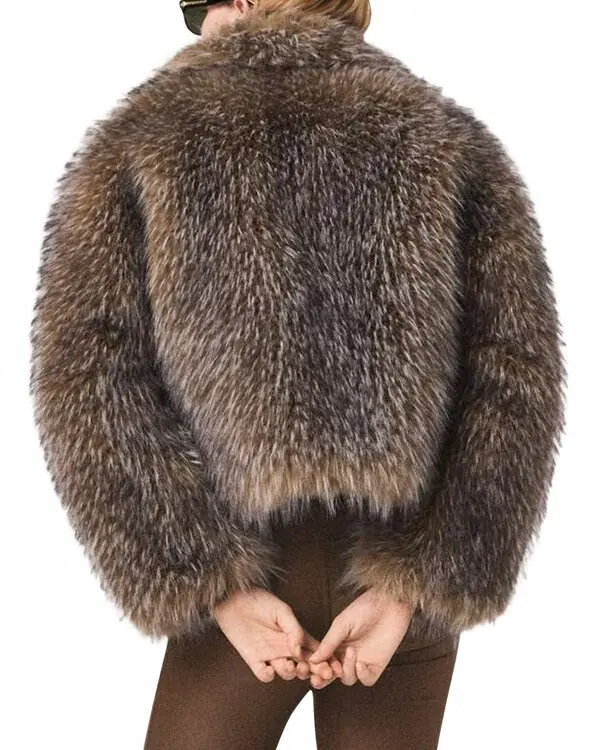 Maje Gastonita Faux Fur Coat