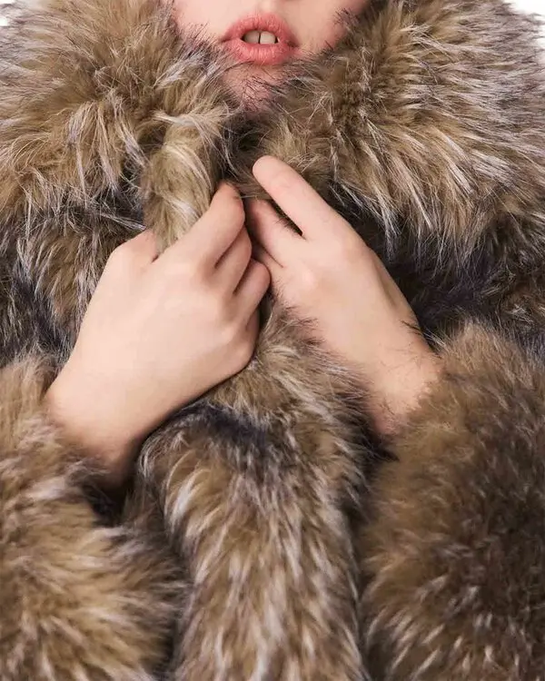 Maje Gastonita Faux Fur Coat