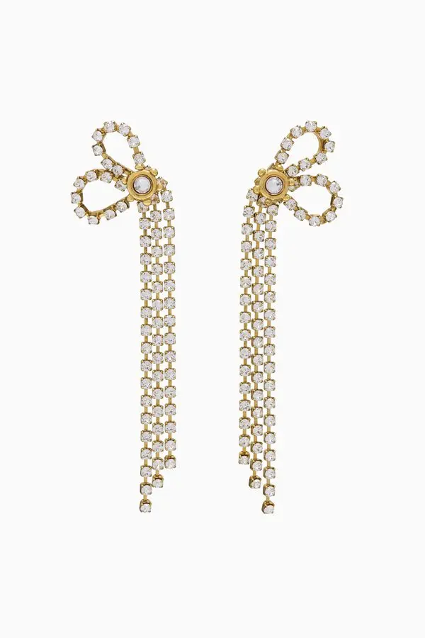 Ulla Johnson Bow Chandelier Earrings