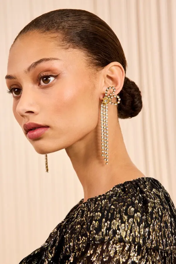 Ulla Johnson Bow Chandelier Earrings