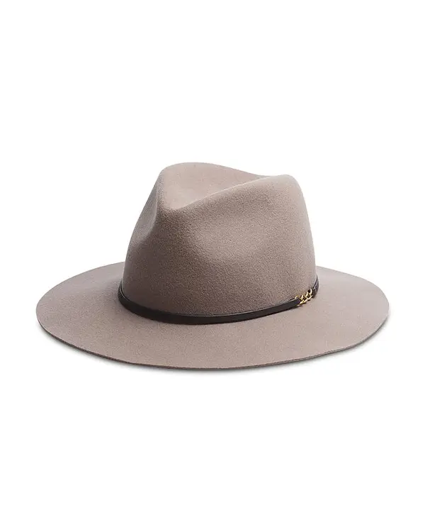 Rag & Bone Audrey Felt Fedora - Taupe