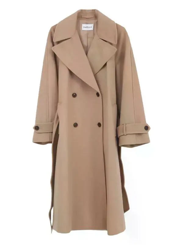 Marella Double-breasted Belted Coat