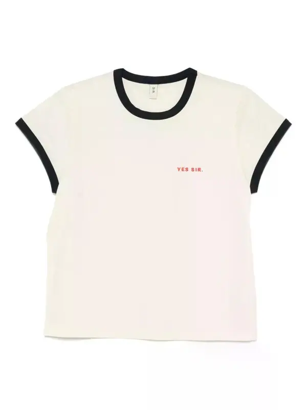Sir The Label Yes T-shirt - White