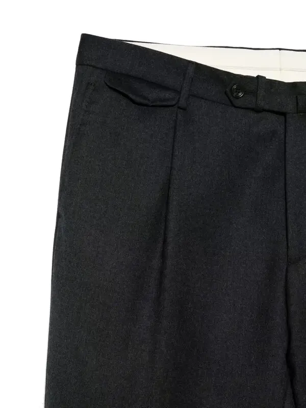 Tagliatore Pleated Trousers - Black