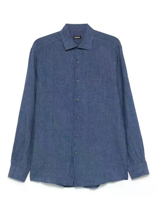 Zegna Linen Shirt - Blue