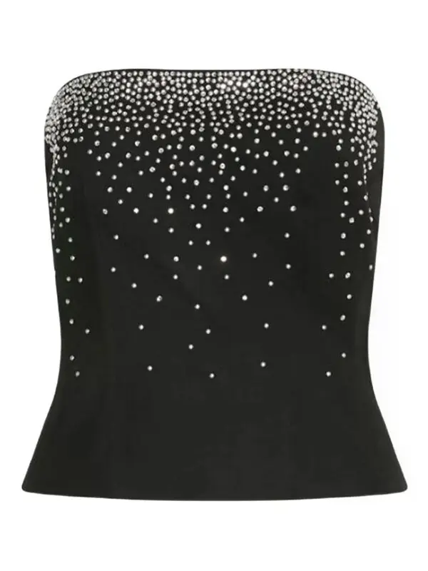 Marella Embellished Strapless Top