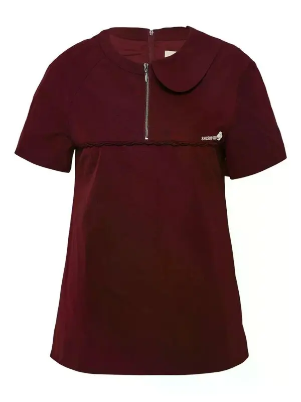 SHUSHU/TONG Semi-peter Pan Collar Top