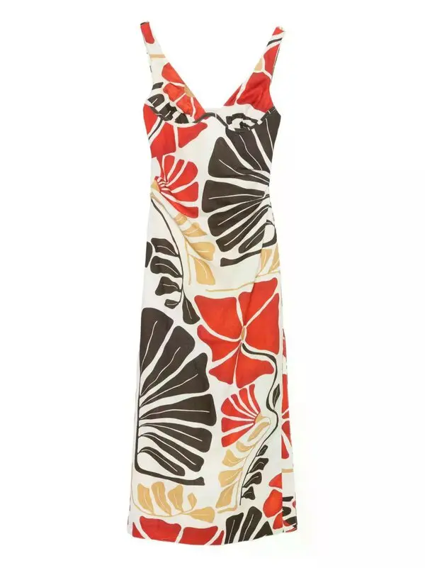 Sir The Label Julietta Floral-print Maxi Dress - White