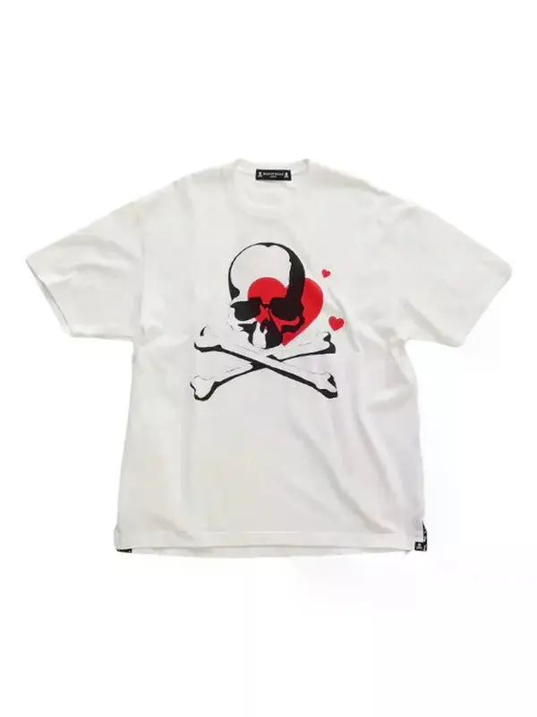 MASTERMIND WORLD Skull-graphic Short-sleeve T-shirt - White