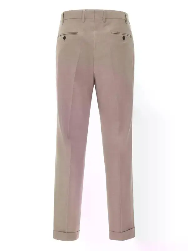 DEVORE INCIPIT Pleated-front Trousers - Neutrals