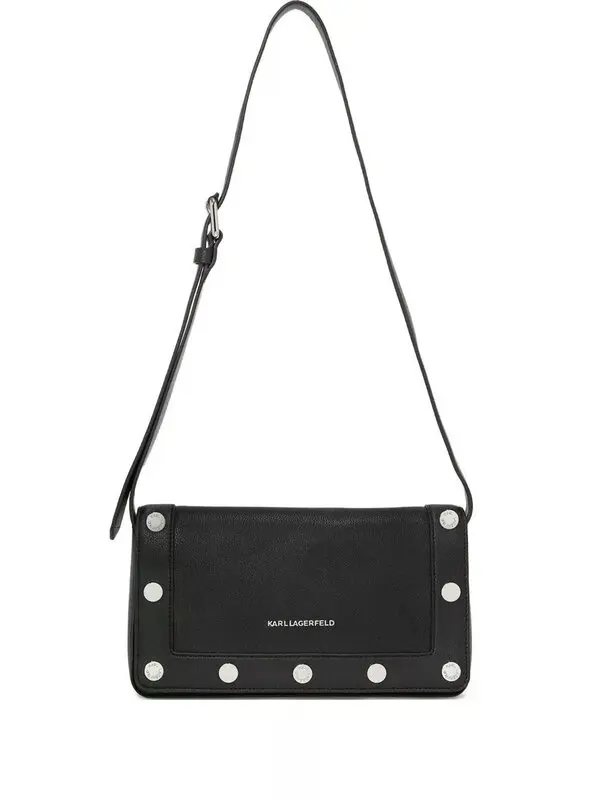 Karl Lagerfeld K/rocky Marais Shoulder Bag - Black