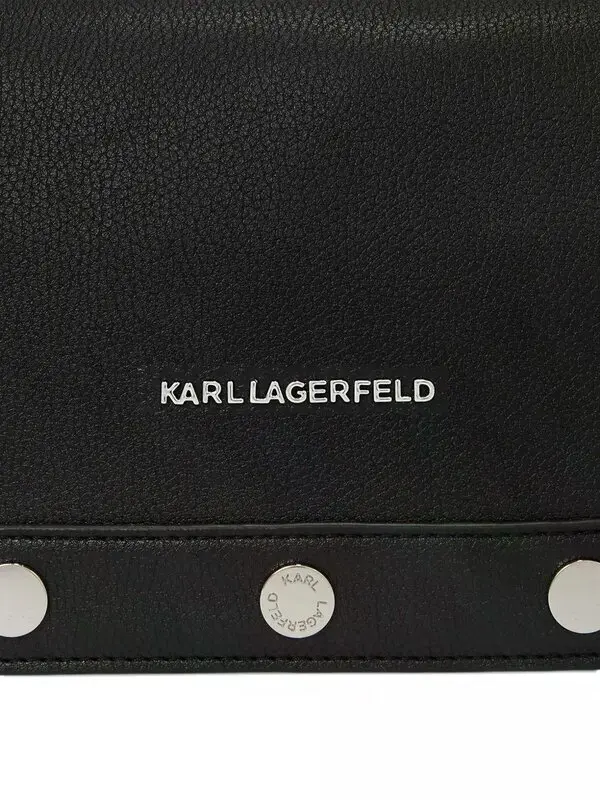 Karl Lagerfeld K/rocky Marais Shoulder Bag - Black