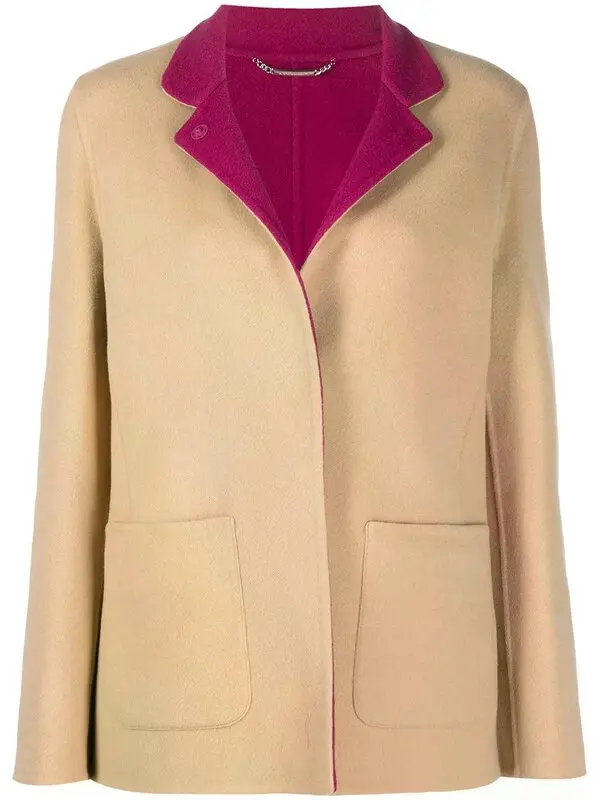 Alberta Ferretti Reversible Virgin Wool-blend Coat