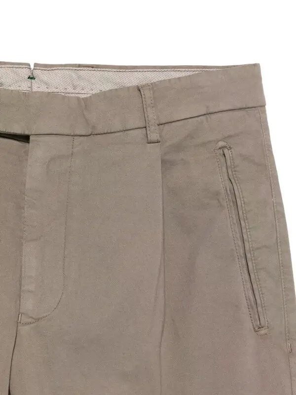 BERWICH Pleated Trousers - Brown