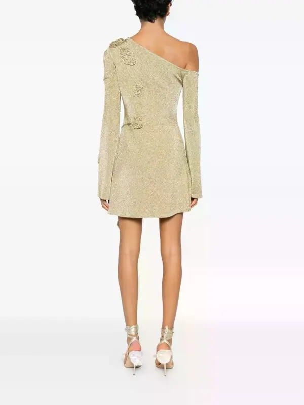 Cult Gaia Kaela Knit Mini Dress - Gold | Editorialist